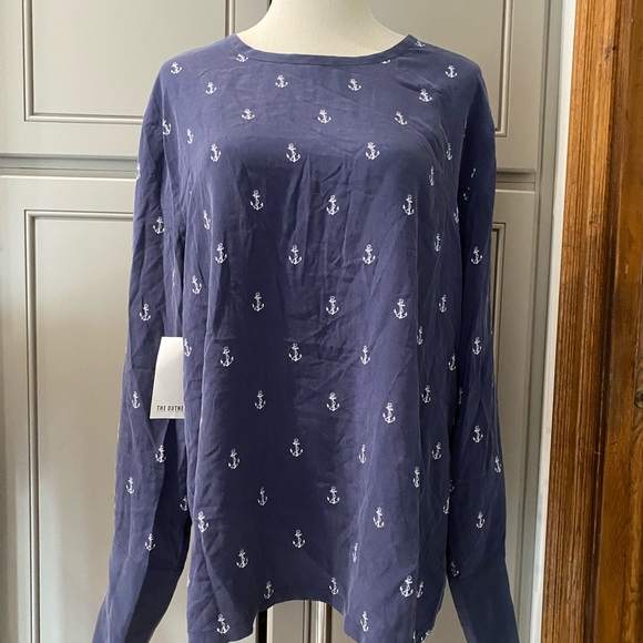 Equipment | Tops | Equipment Silk Anchor Shirt Blouse | Poshmark